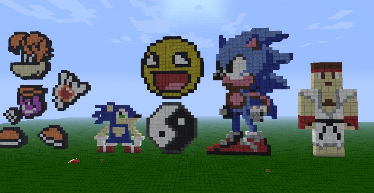 Pixel Arts Minecraft Map