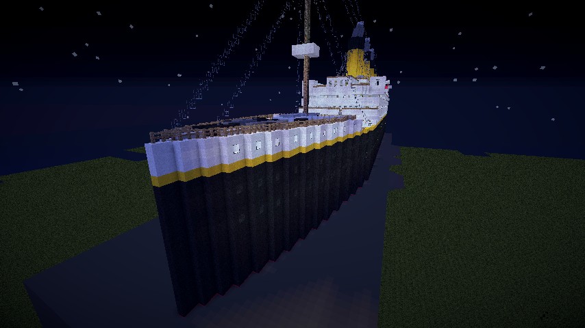 Rms Titanic Finished, Minecraft Map