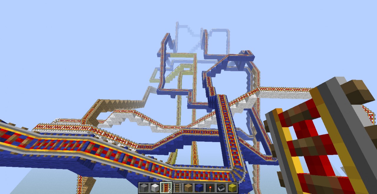 rollercoasters land Minecraft Map