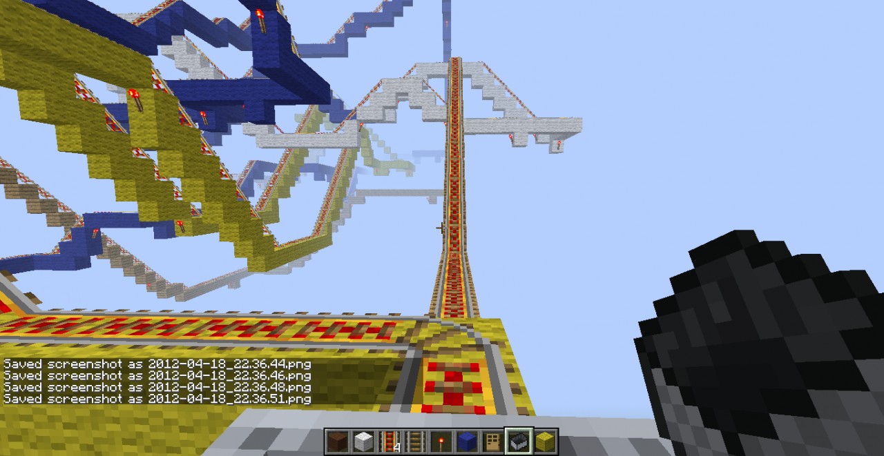 rollercoasters land Minecraft Map