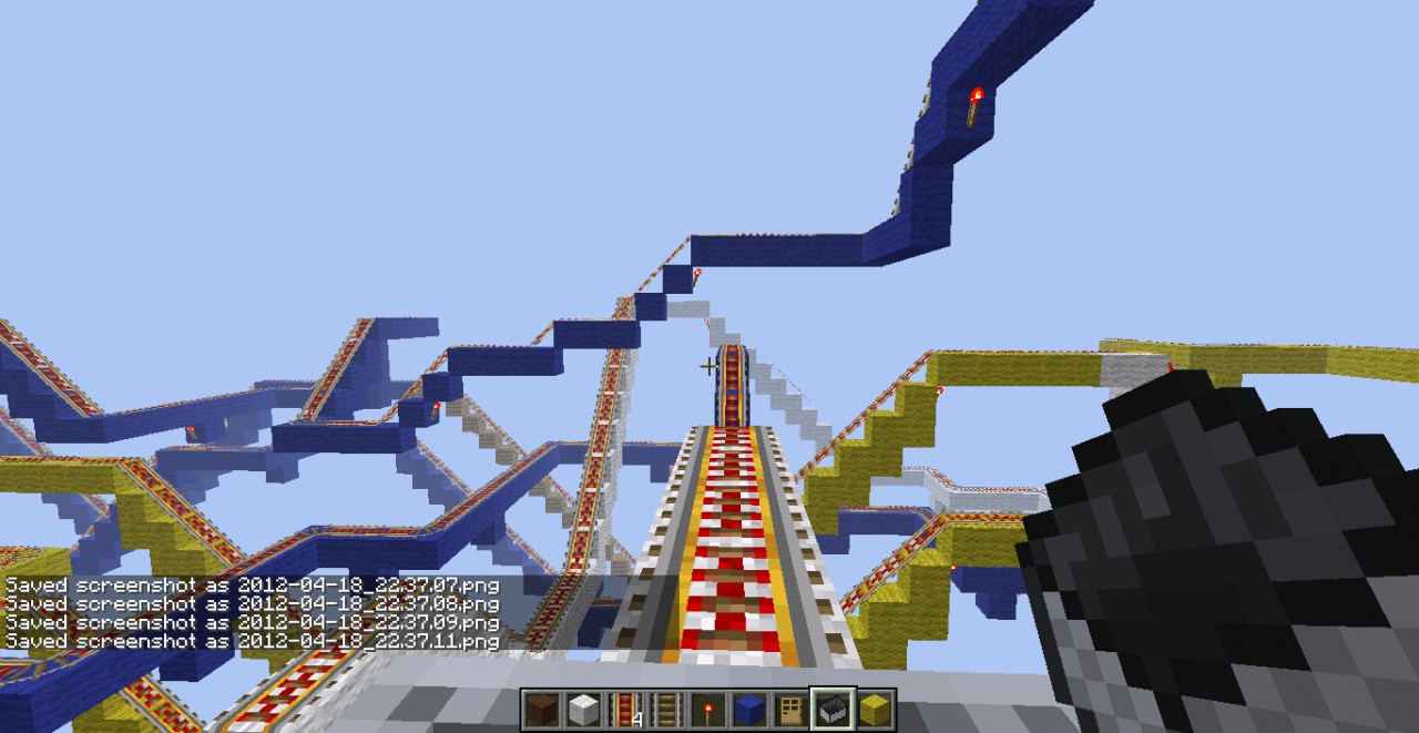 rollercoasters land Minecraft Map