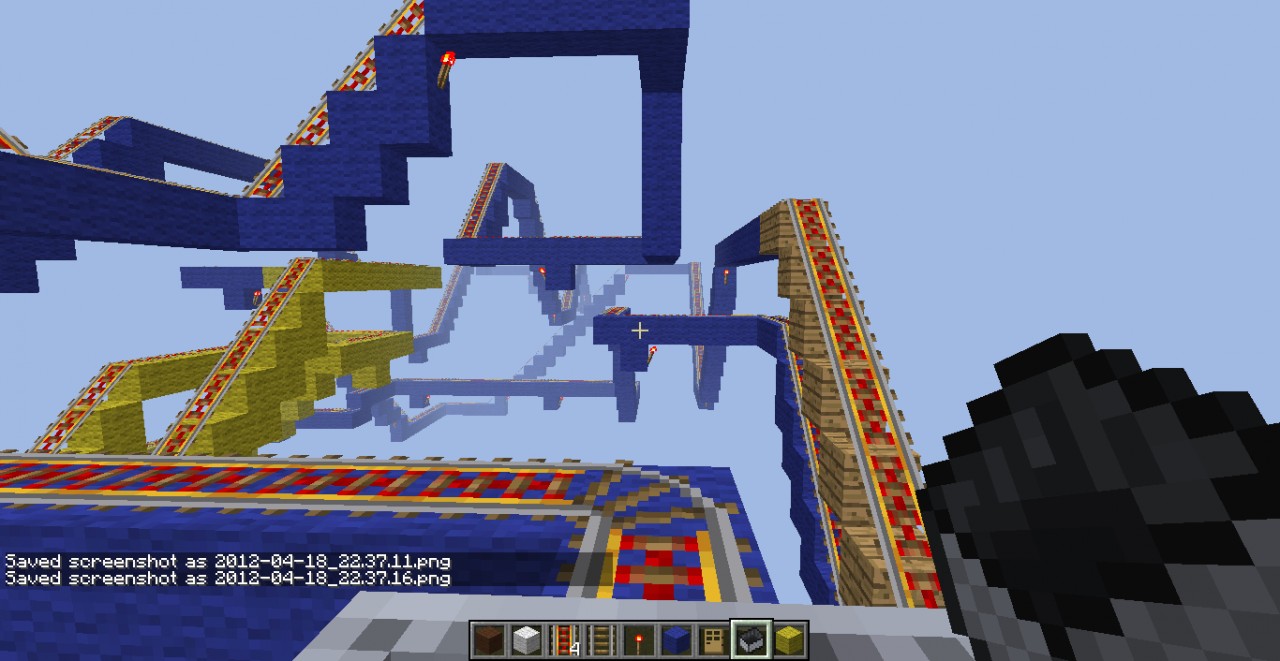 rollercoasters land Minecraft Map