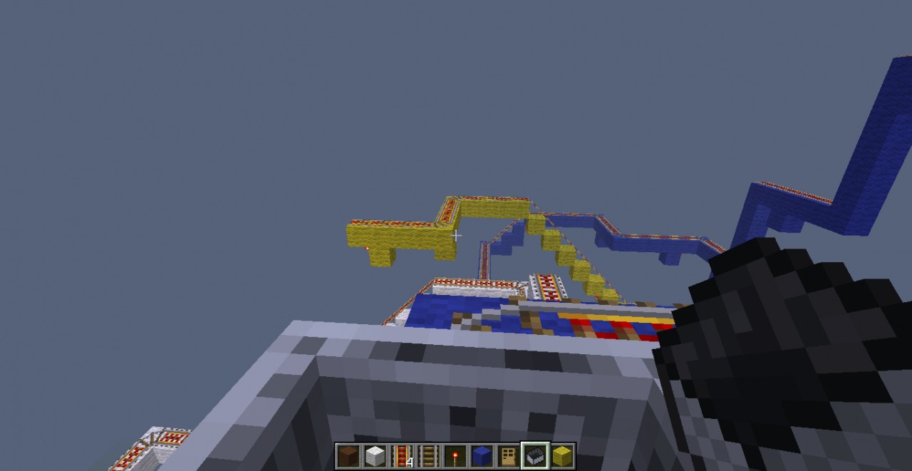 rollercoasters land Minecraft Map