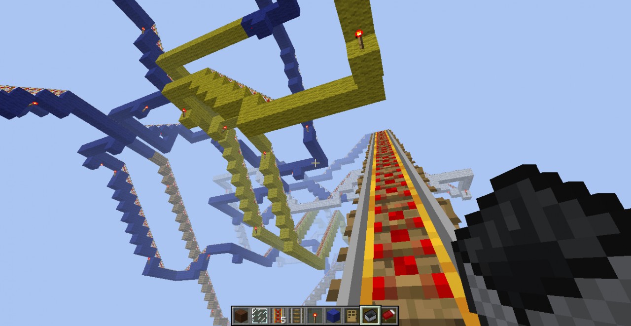 rollercoasters land Minecraft Map