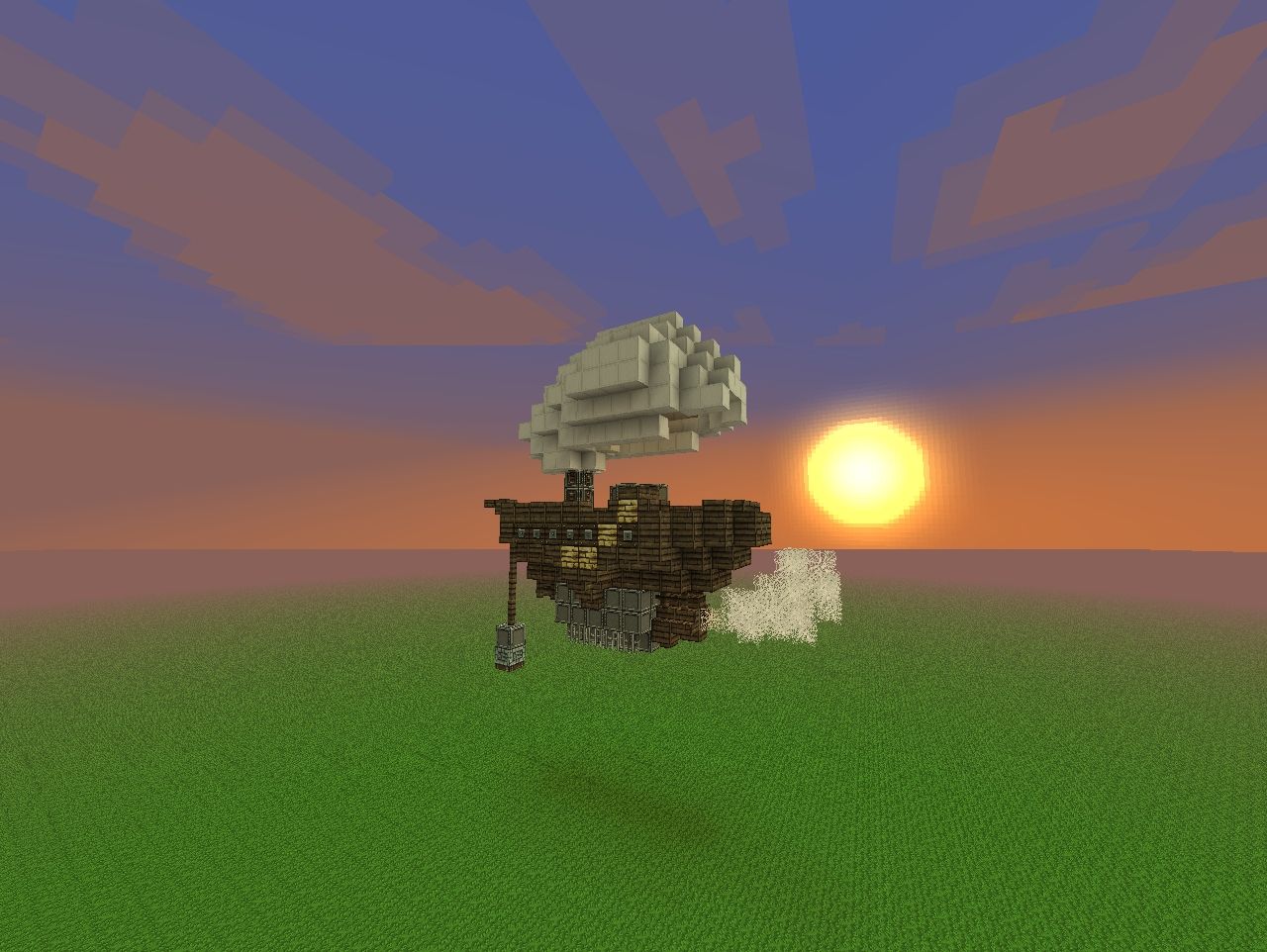The Bumble-Bee: A minecraft mini-airship Minecraft Map