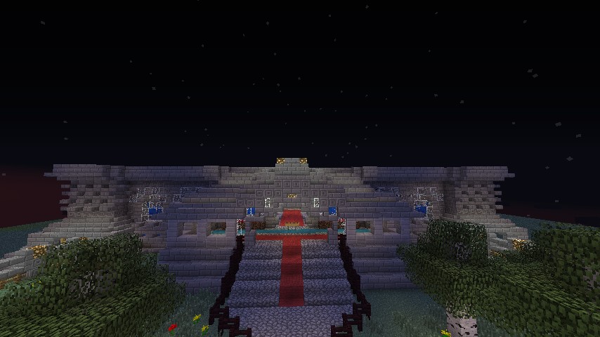 The Official Minecraft Party Server Construction Minecraft Map