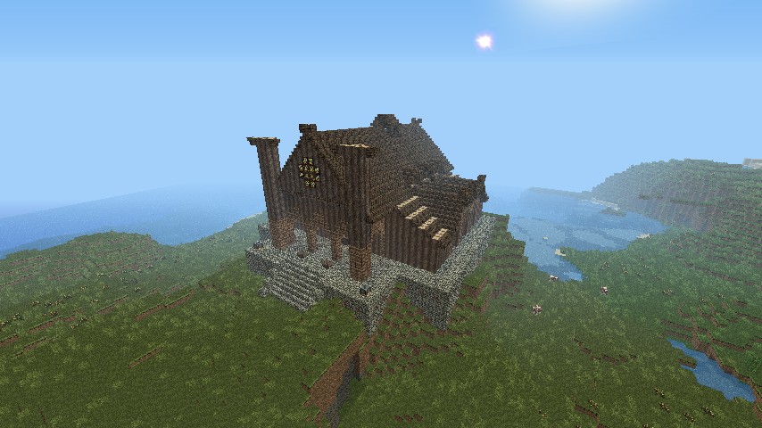 Meduseld, The Golden Hall of Rohan Minecraft Map