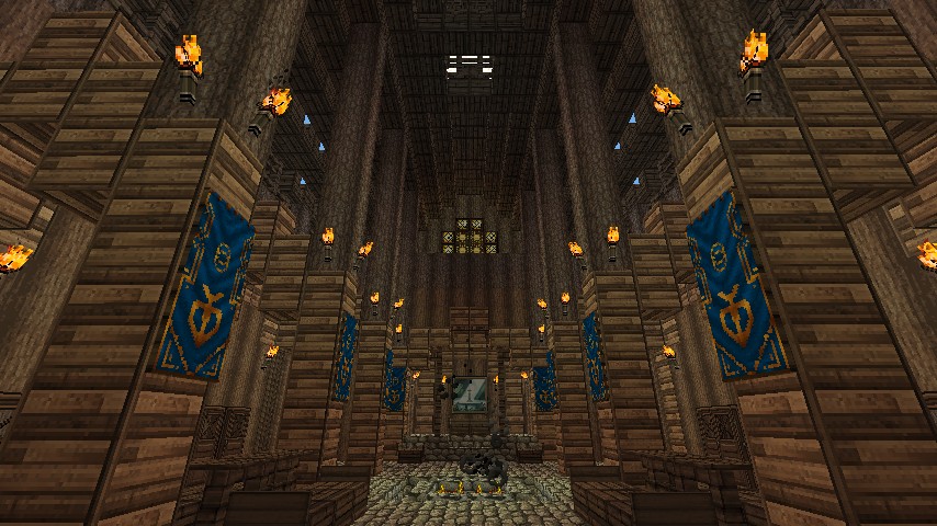 Meduseld, The Golden Hall of Rohan Minecraft Map