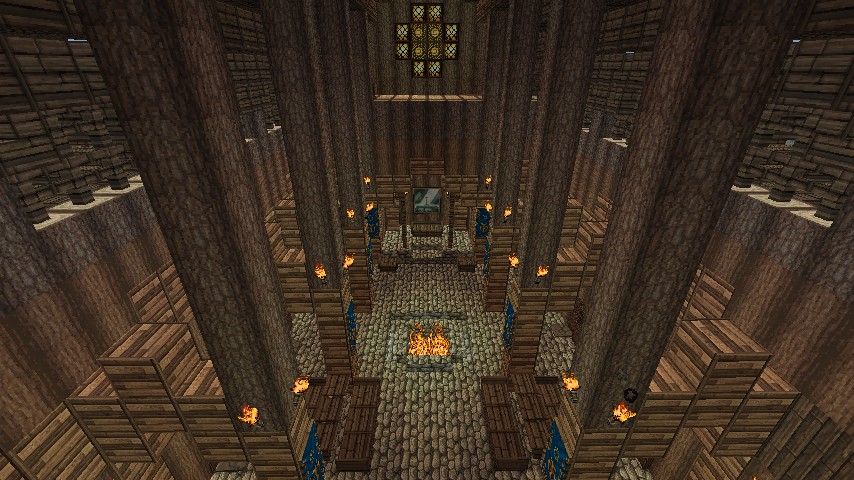 Meduseld, The Golden Hall of Rohan Minecraft Map