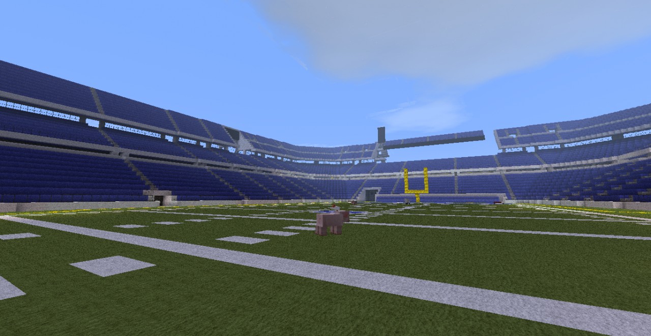 Cowboys Stadium in Sport City Minecraft Map