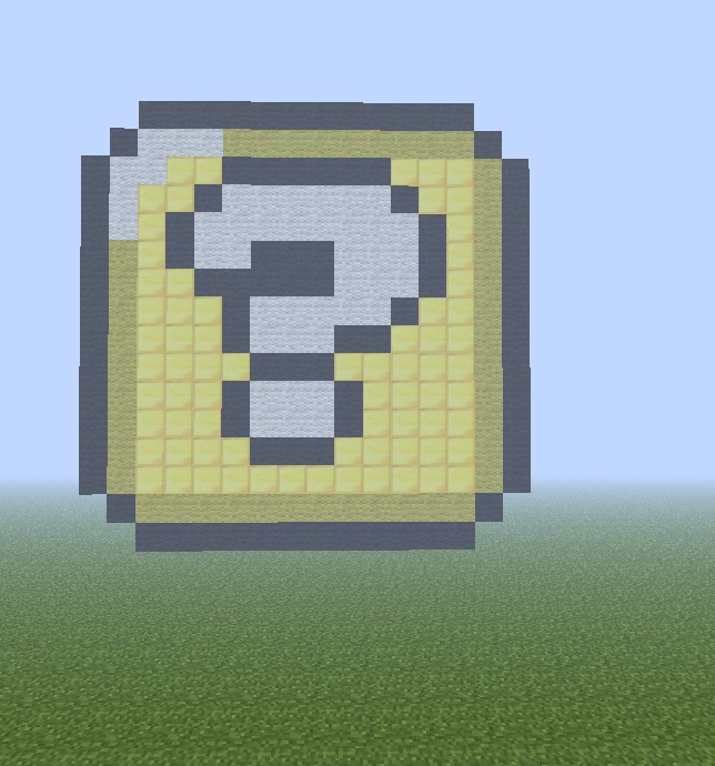 pixel art Minecraft Map