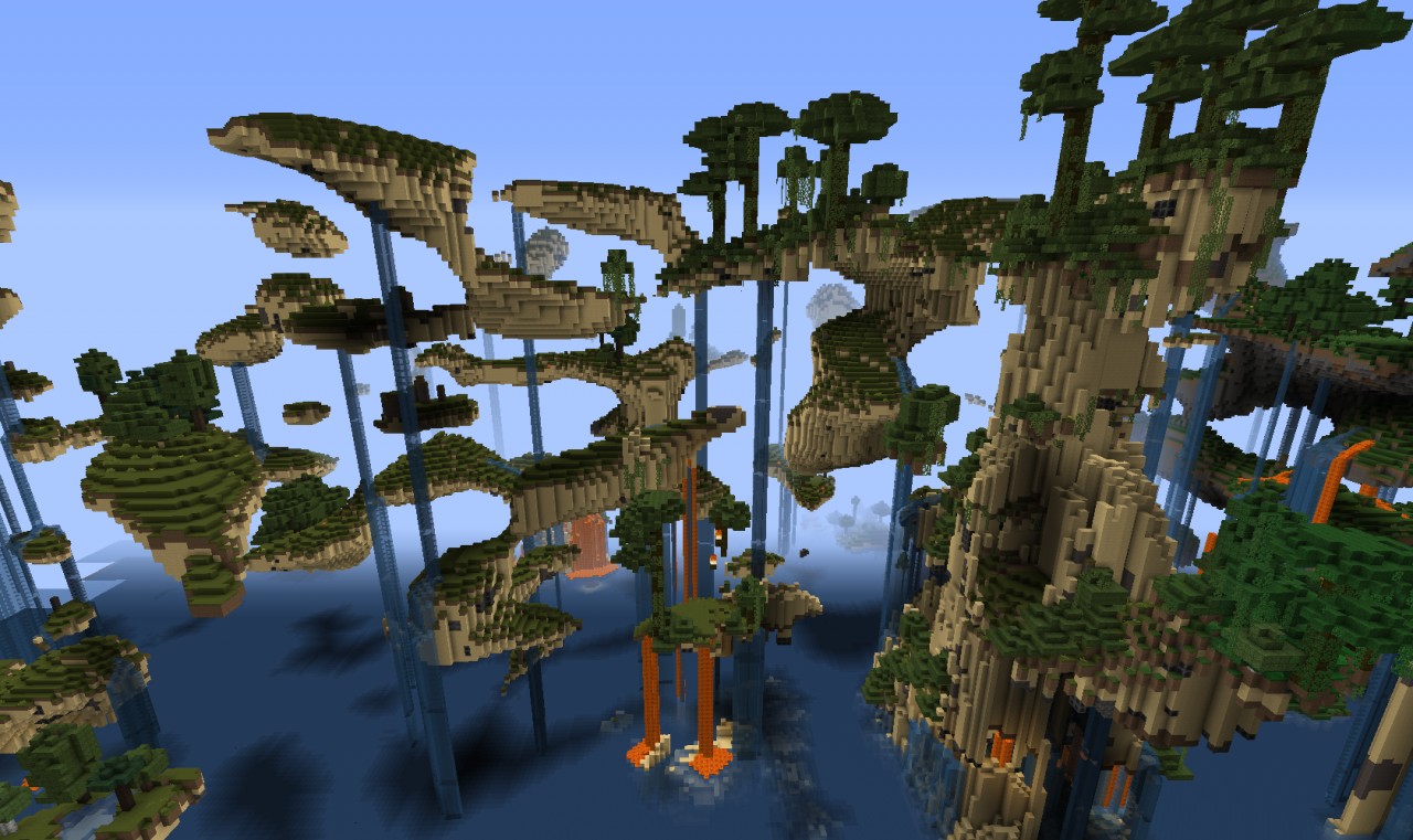 Custom Terrain: Shattered Land (1.2.5) Minecraft Map