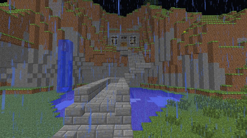 Mountain Side House Minecraft Map