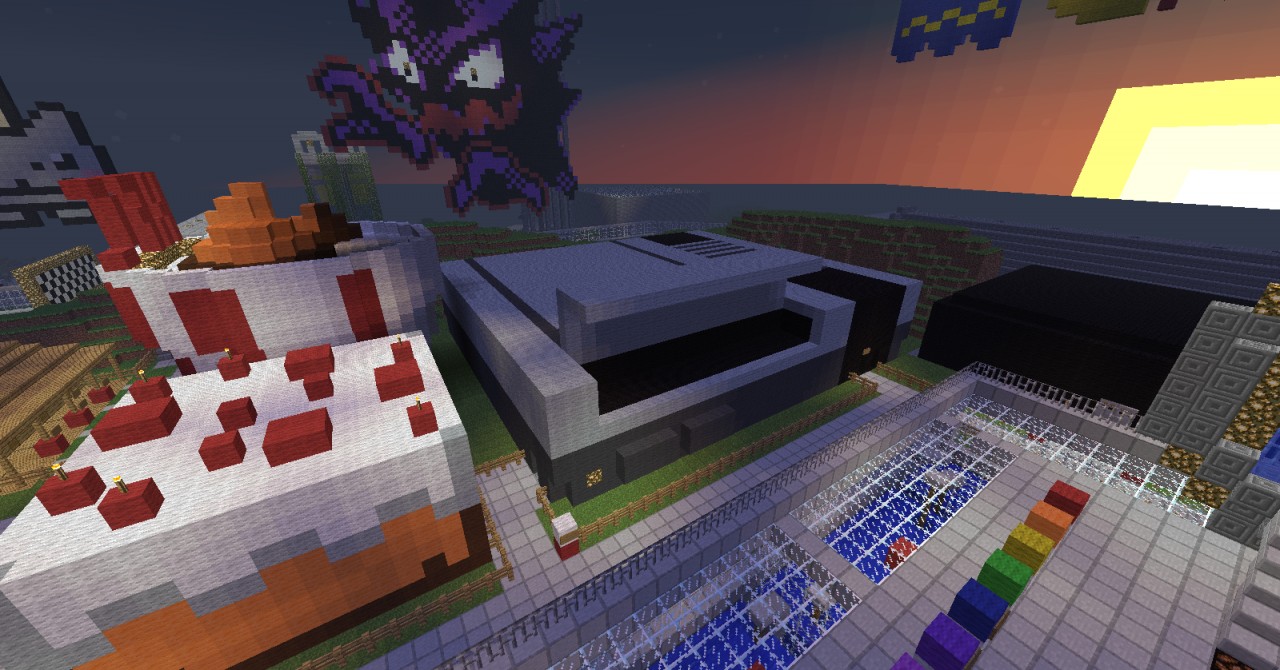 Nintendo Maze Mini Game Minecraft Map