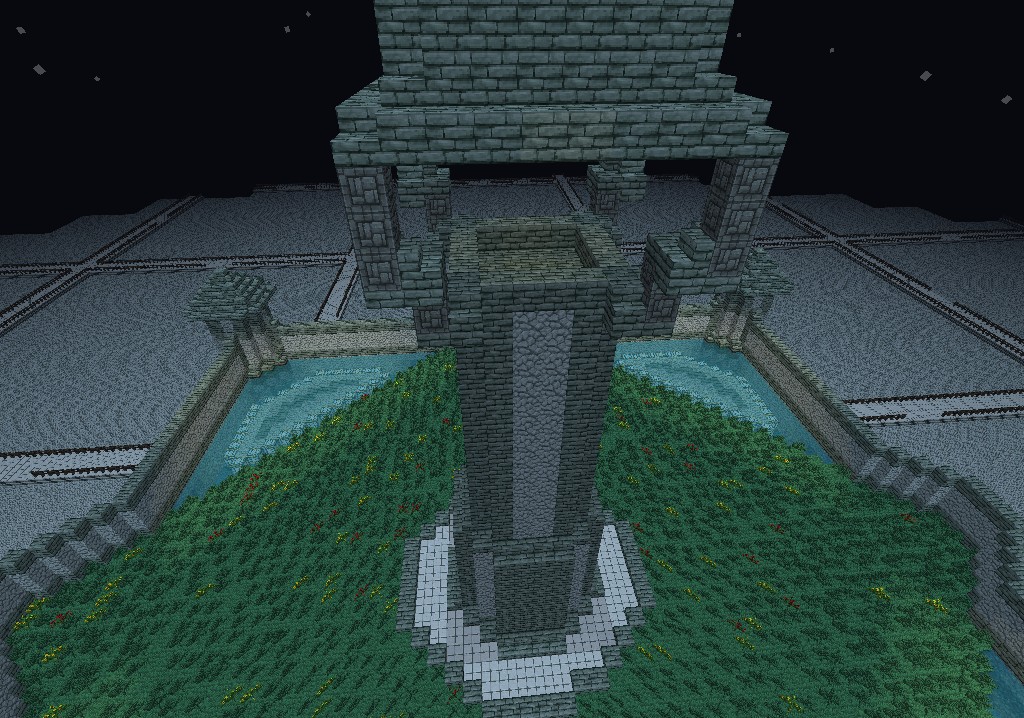 Floating Tower on a Island. Minecraft Map