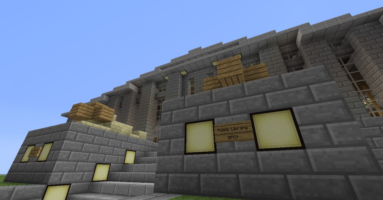 Public Library Minecraft Map