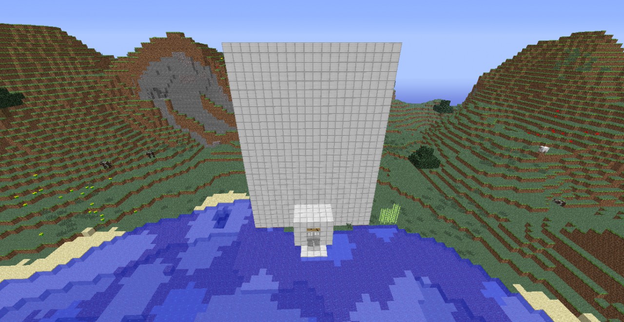 the legend of the white creeper Minecraft Map