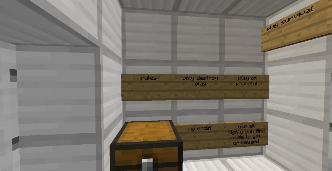 the legend of the white creeper Minecraft Map