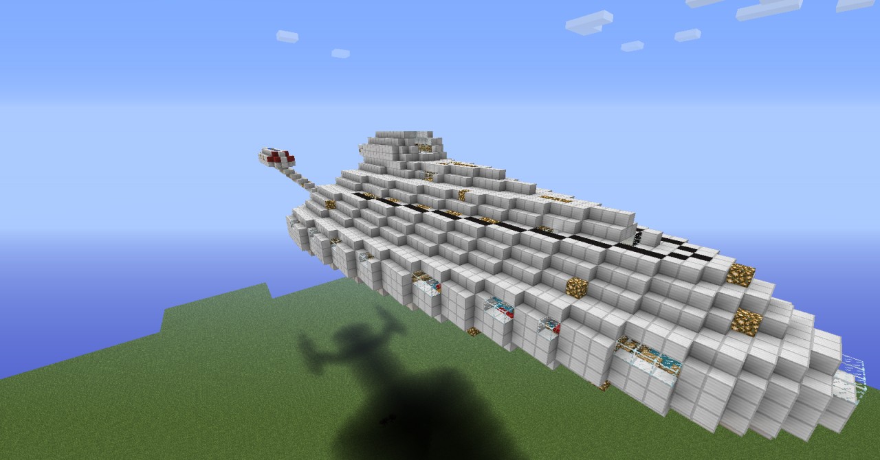 U.S.S. Nick - my custom starship Minecraft Map