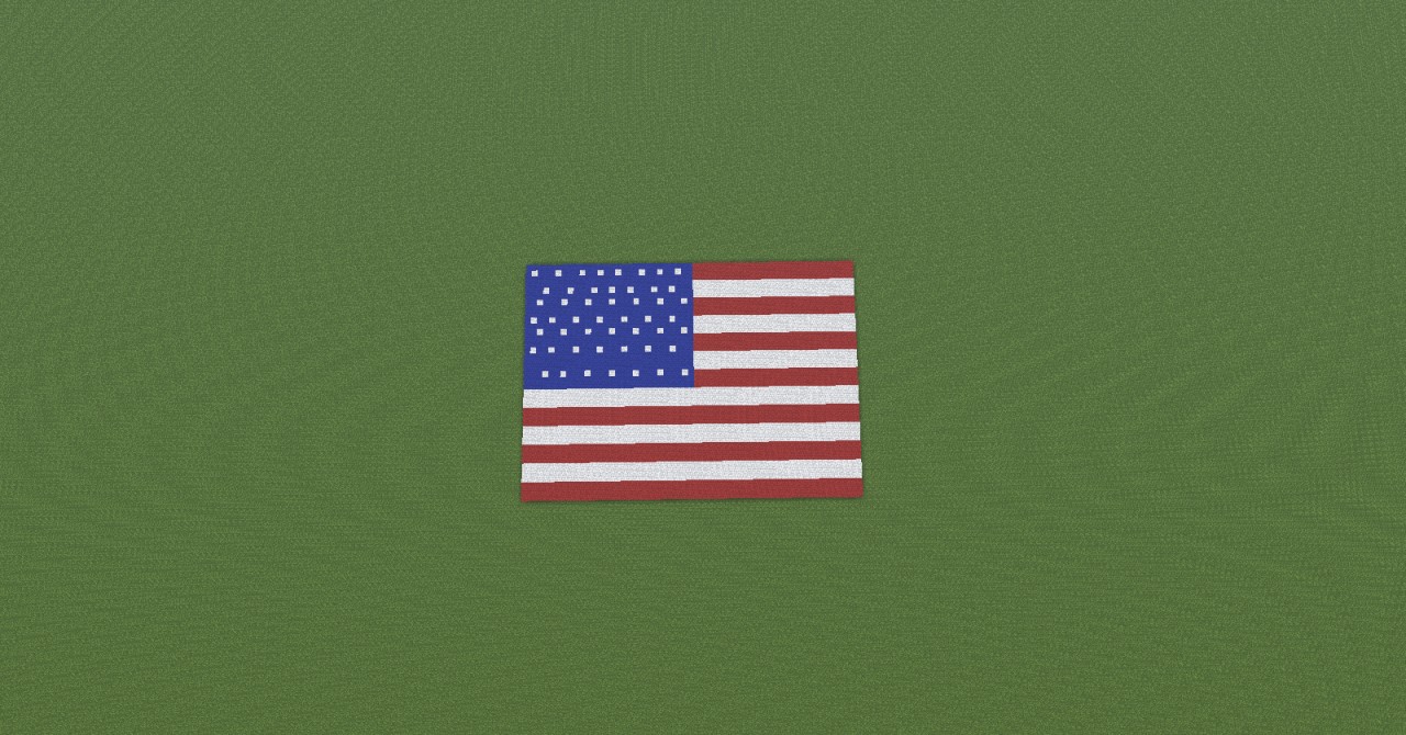 usa flag Minecraft Map