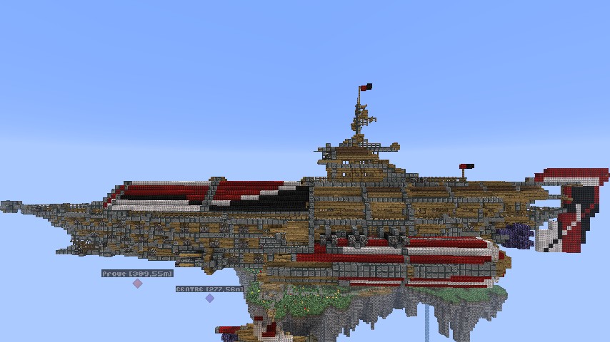 [Accalis fleet] Pangolin class supercruiser Minecraft Map