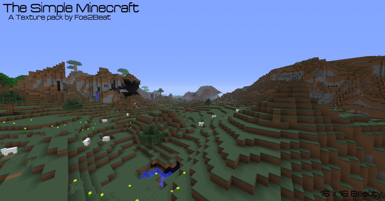 The Simple Minecraft Minecraft Texture Pack