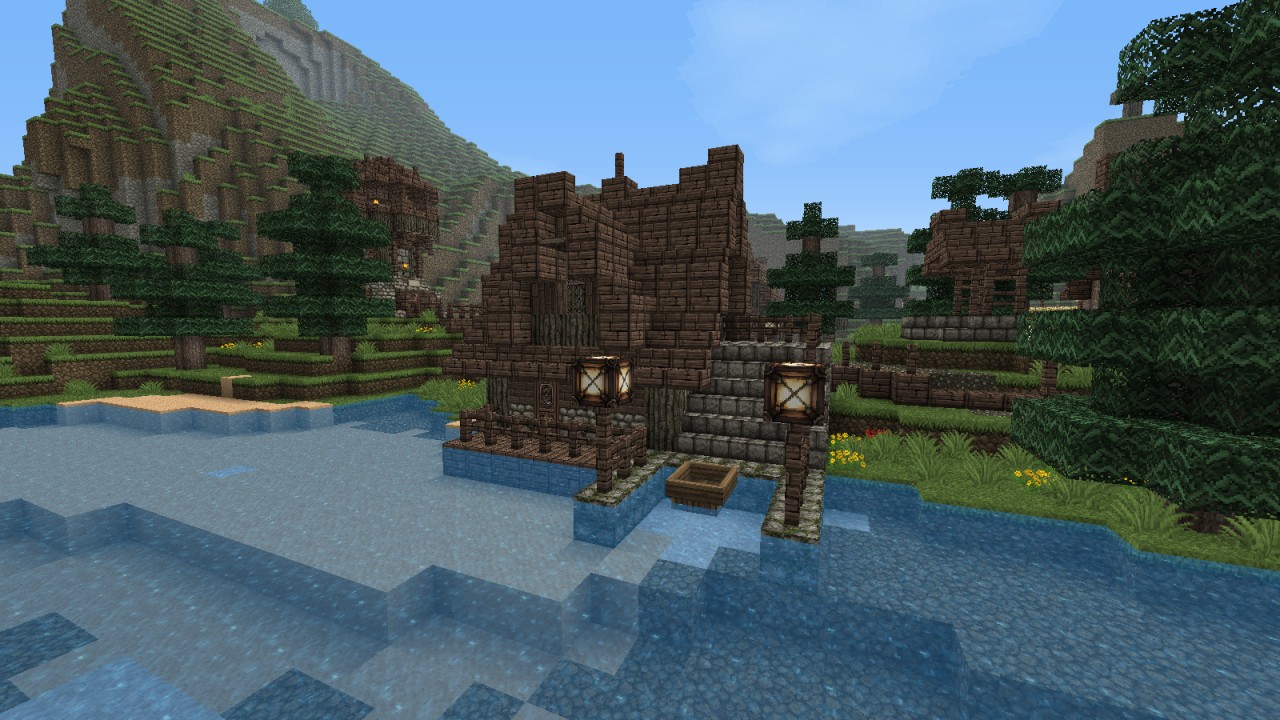 Tawero. Nordic Village / Nordic Building Bundle+Download Minecraft Map