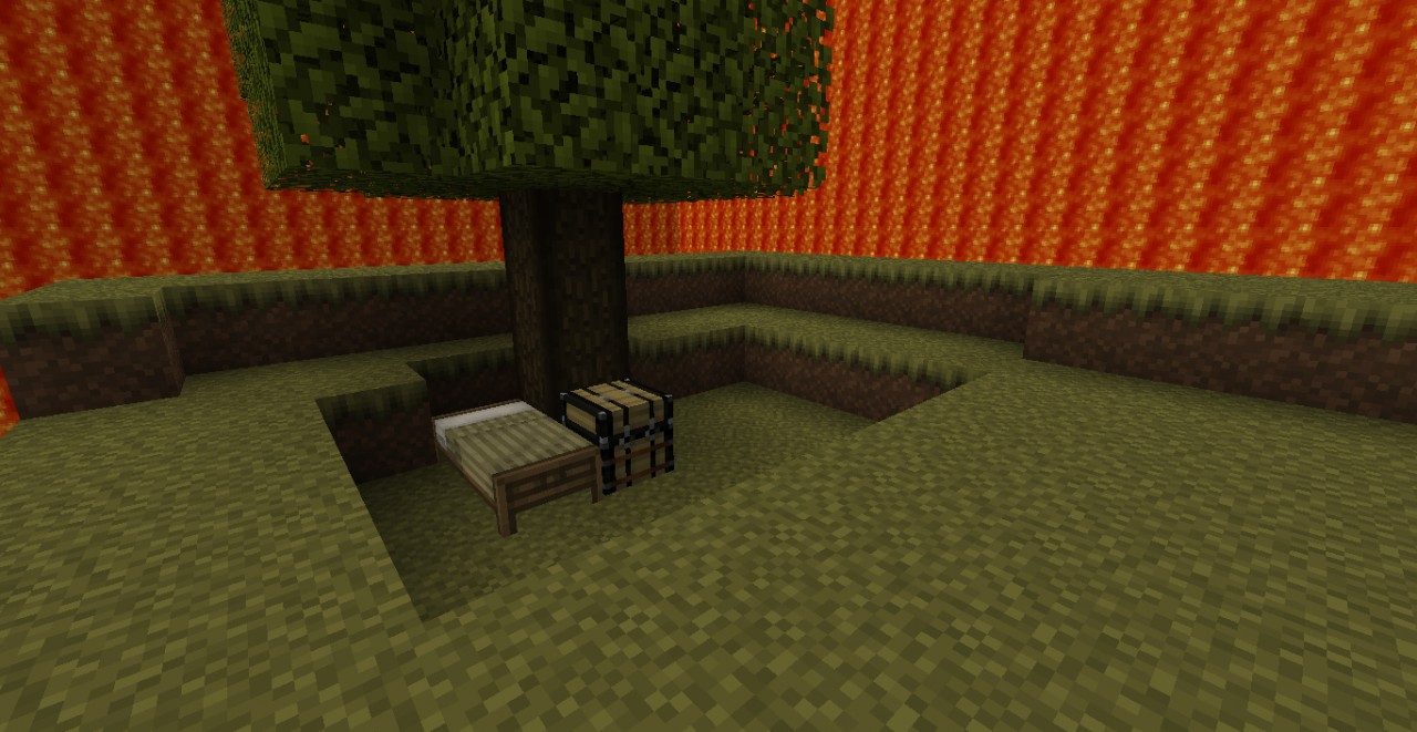 FireWall (Lava) (Survival) (Challange) Minecraft Map