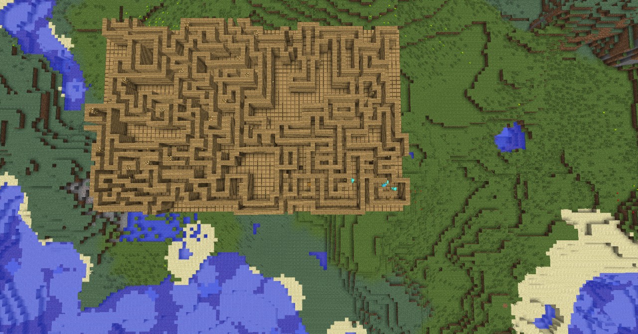 Zeloxcraft, 2 layer maze (Will add 3 more layers in the future ...