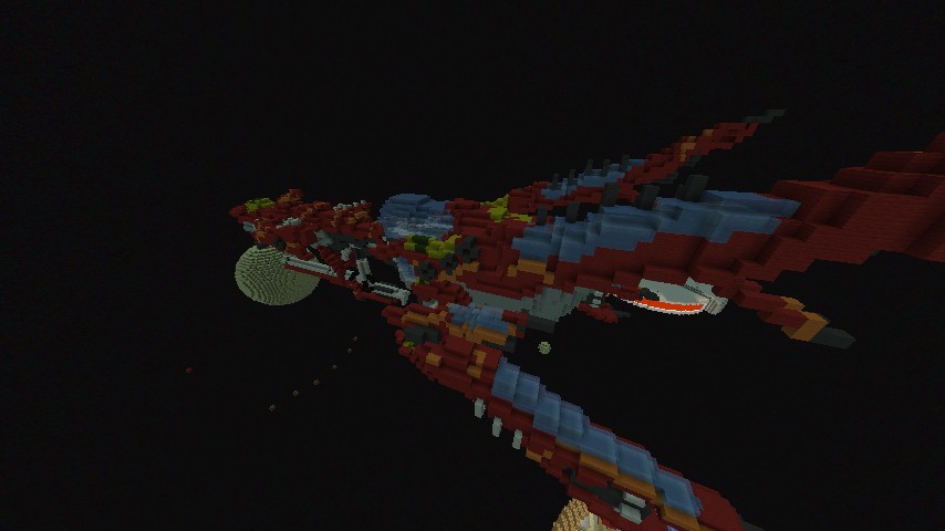 FF8 Ragnarok Spaceship - REMADE (Schematic) Minecraft Map