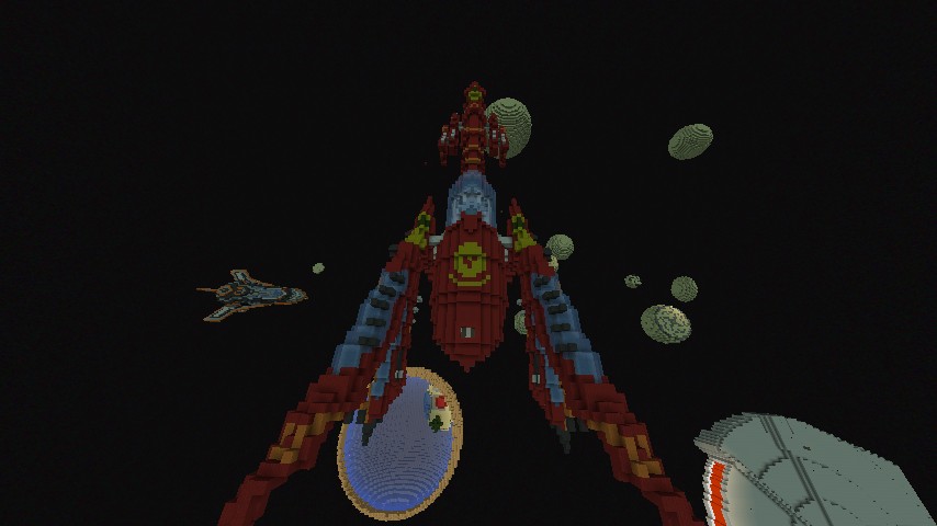 FF8 Ragnarok Spaceship - REMADE (Schematic) Minecraft Map