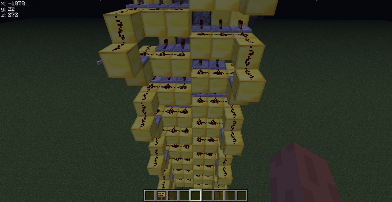 Fastest Piston Elevator Minecraft Map