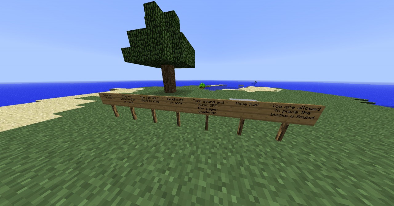MC survival island Minecraft Map