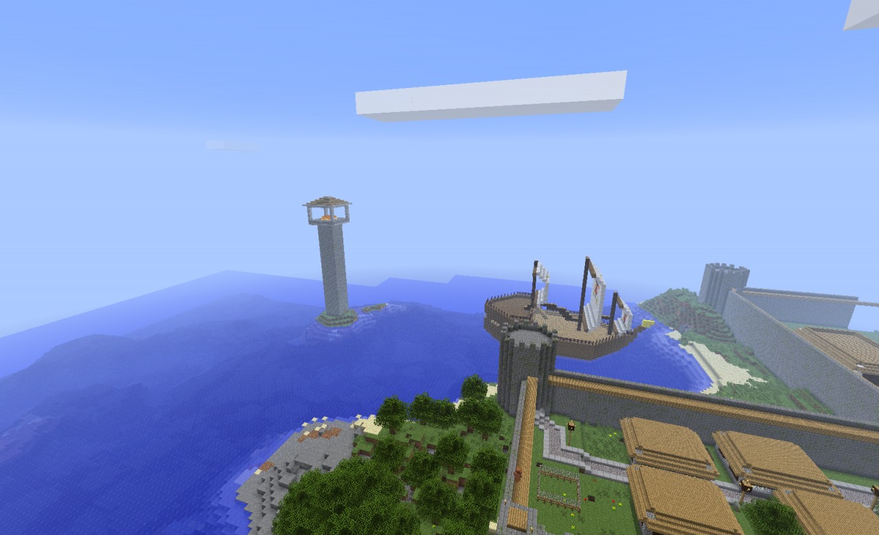 This is Templar city (On Embercraft) Minecraft Map