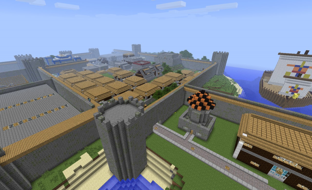 This is Templar city (On Embercraft) Minecraft Map
