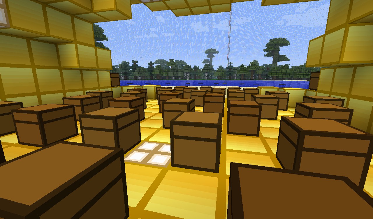 Catching Fire Clock Arena Minecraft Map