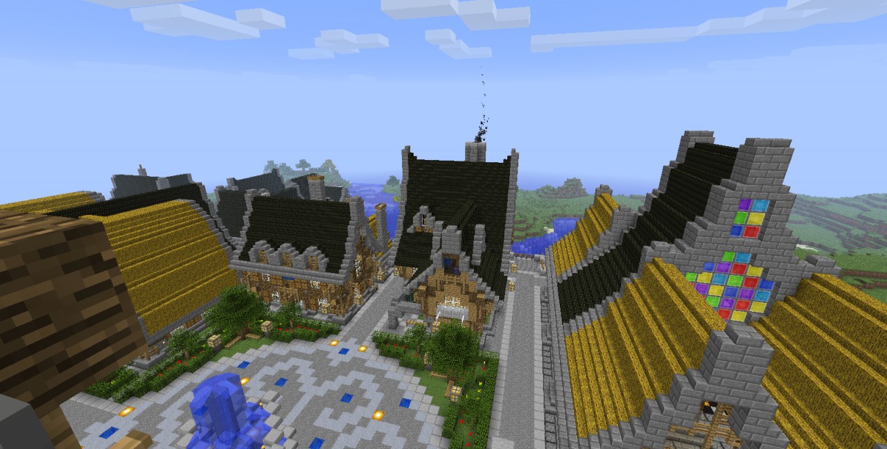 The city of Cérule Minecraft Map