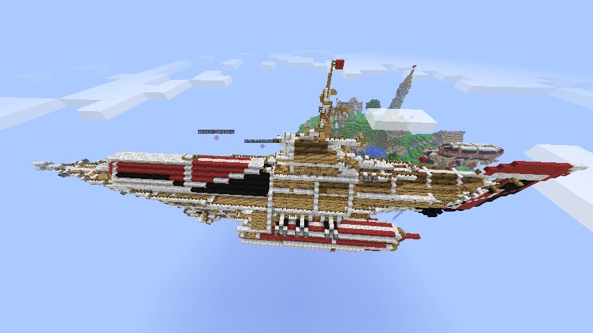 [Accalis fleet] Pangolin class supercruiser Minecraft Map