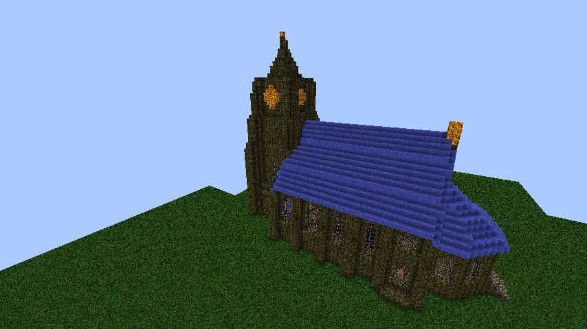 midcentury chapel Minecraft Map