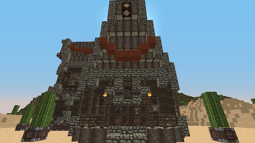 Skyrim-based house. Minecraft Map