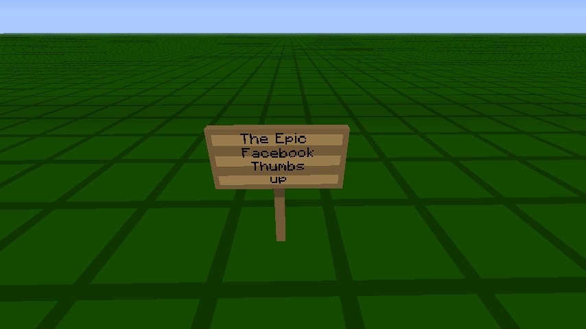 Epic Facebook Thumbs Up Minecraft Map