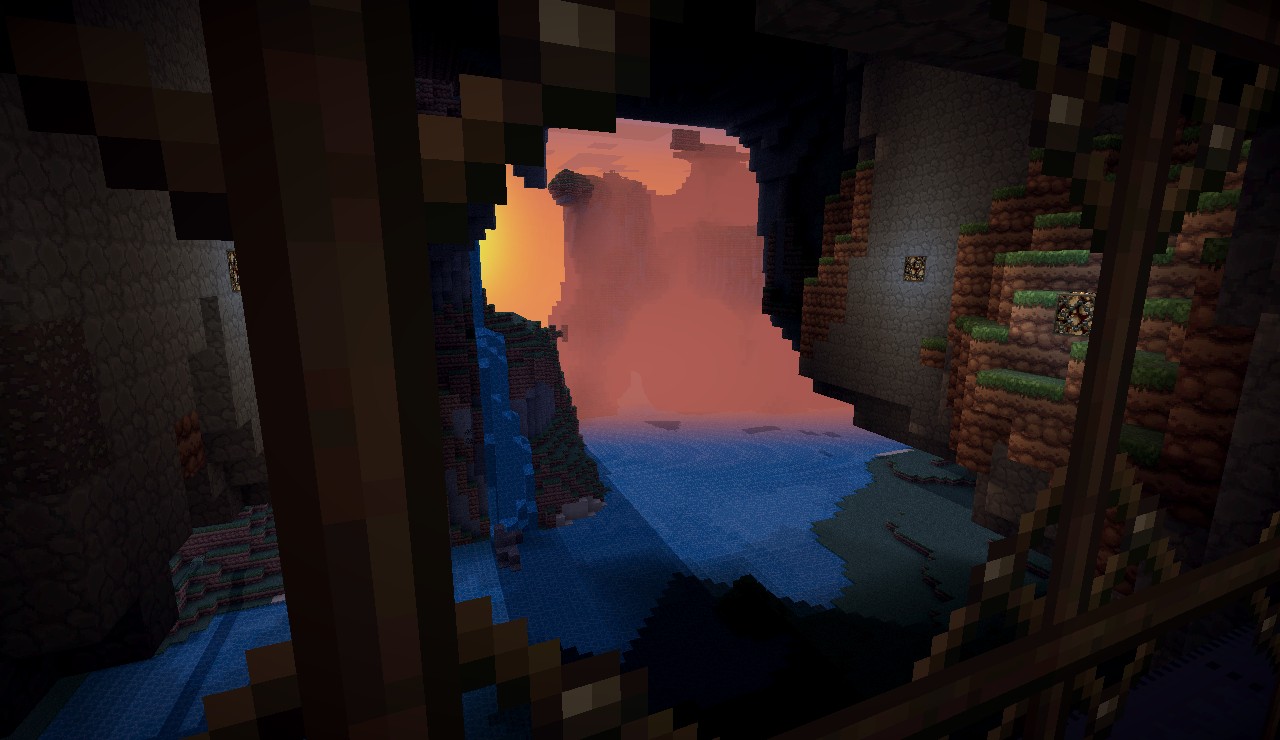 Crator Mountain Land Minecraft Map