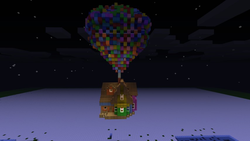 Pixar's "UP House" Minecraft Project