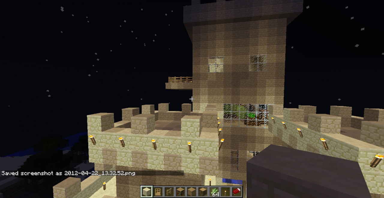 huge sand castle (detailed) Minecraft Map