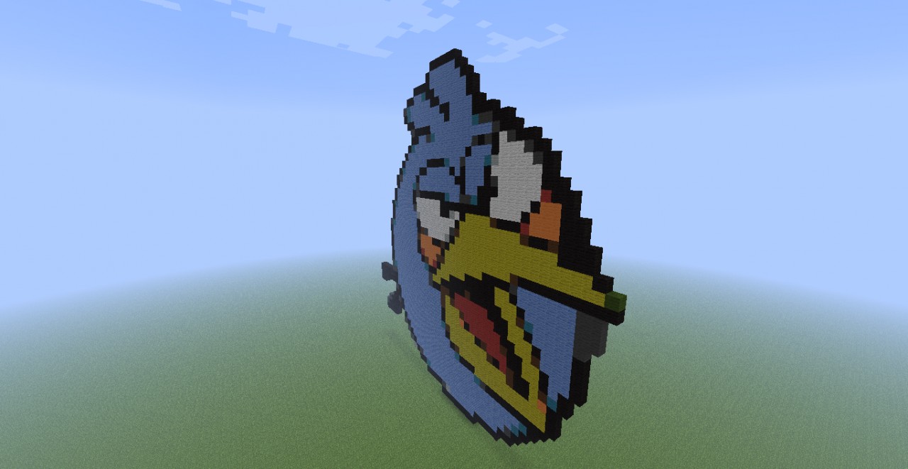 BLUE TRIPLE BIRD (ANGRY BIRDS) Minecraft Map