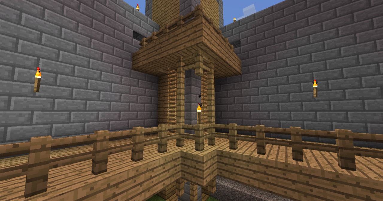 Simple castle (good for SMP) Minecraft Map