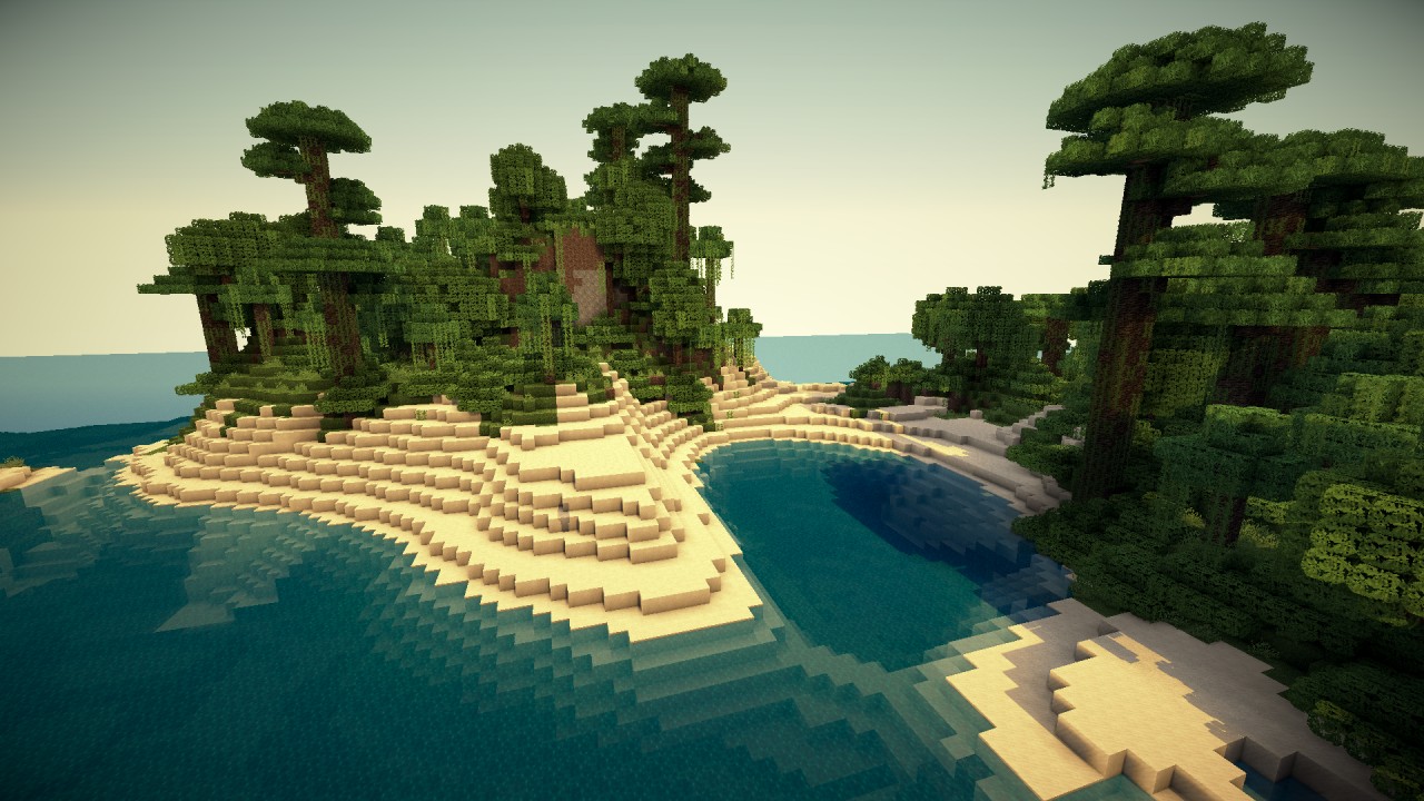 Rain Forest Island Minecraft Map