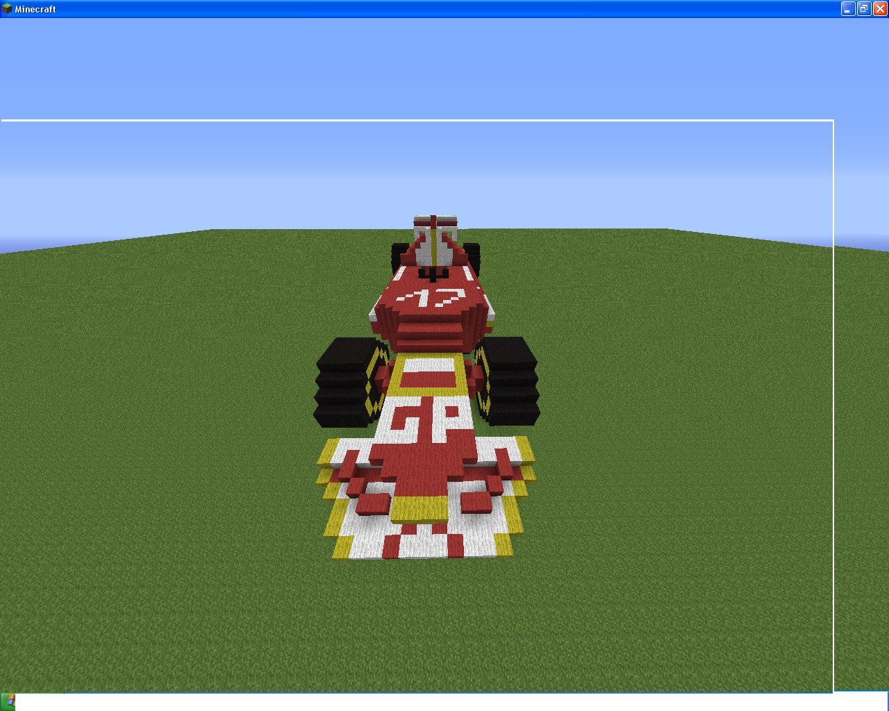 Formula 1 Car 2012 Minecraft Map