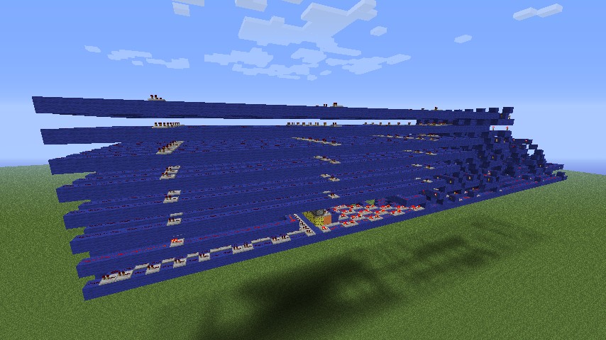 !2304 (48x48)! px REDSTONE display Minecraft Map