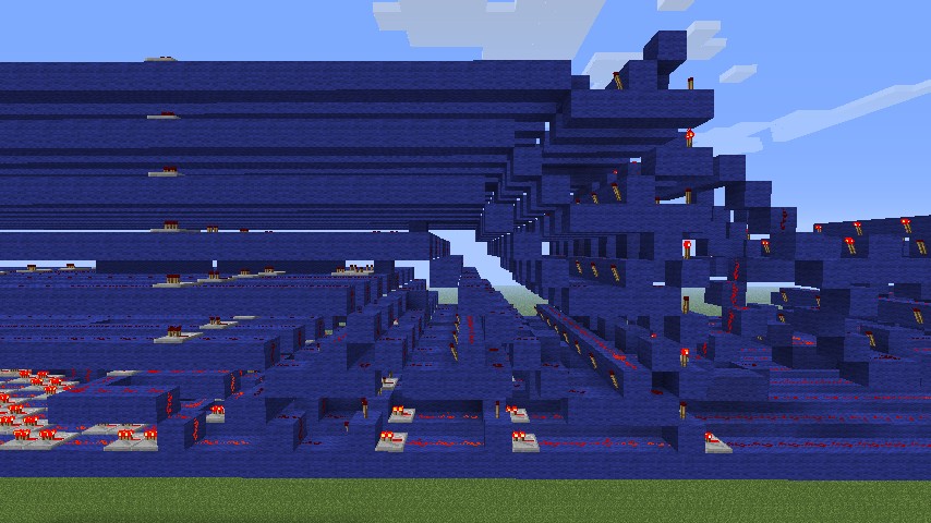 !2304 (48x48)! px REDSTONE display Minecraft Map